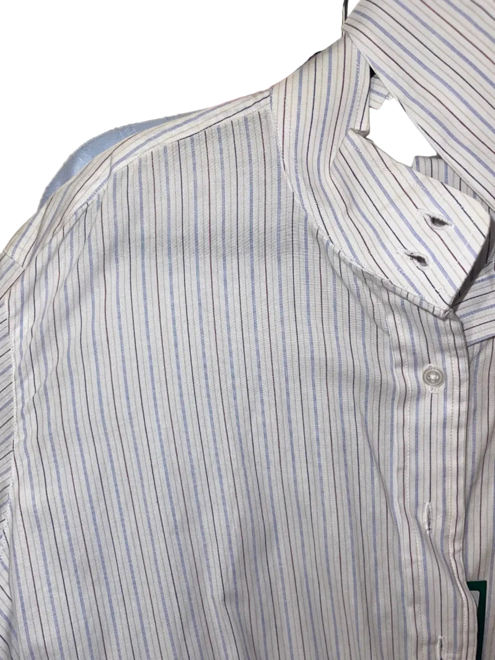 Dublin, White with Blue Stripe 42 Hunt Shirt – My Trainer’s Closet